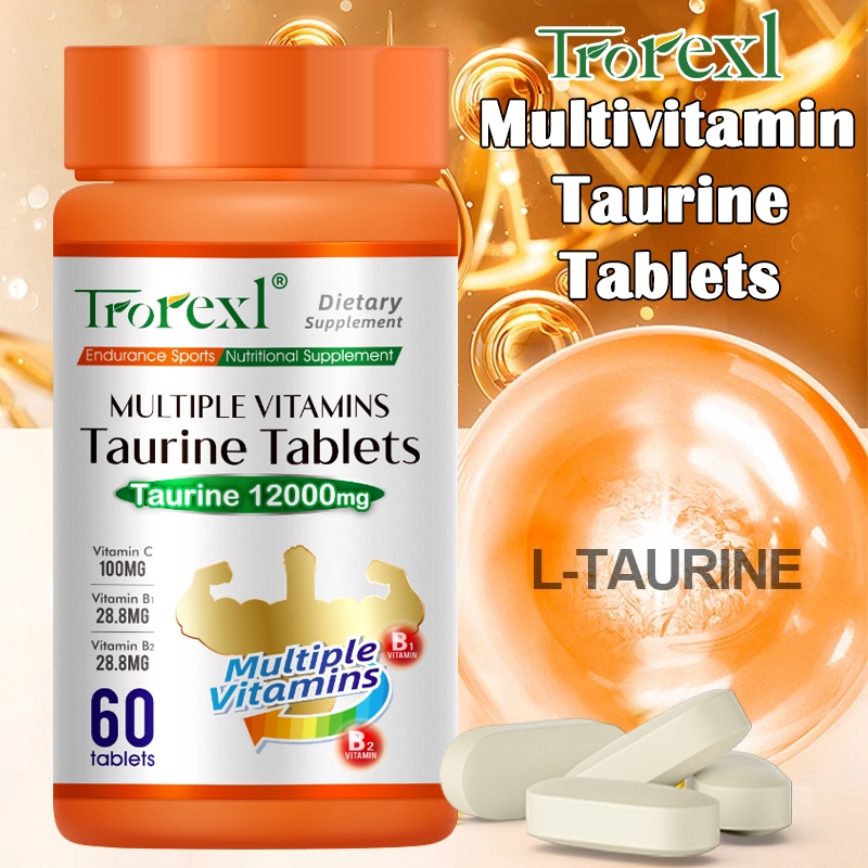Trorexl Multi Vitamin Taurine Tablets, Vitamin B, Vitamin C, Sports ...