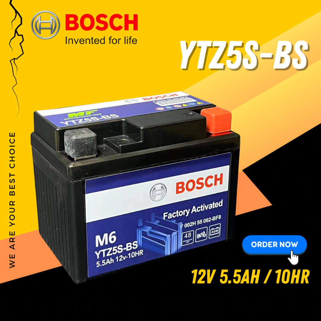 YTZ5 YTZ5S YTZ5-S YTZ4 YB4L-BS BOSCH BATTERY GEL LC135 V2 V3 V4 V6 V7 ...