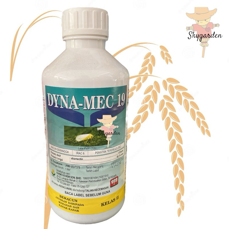 Dyna mec/Farmcochem DYNA-MEC 19 1L Racun Serangga Insecticide Lalat Putih~ Ready Stock | Shopee ...