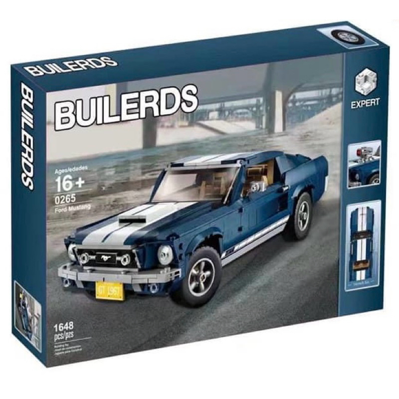 Ford Mustang Lepin Building Blocks Brick Lepin | Shopee Malaysia