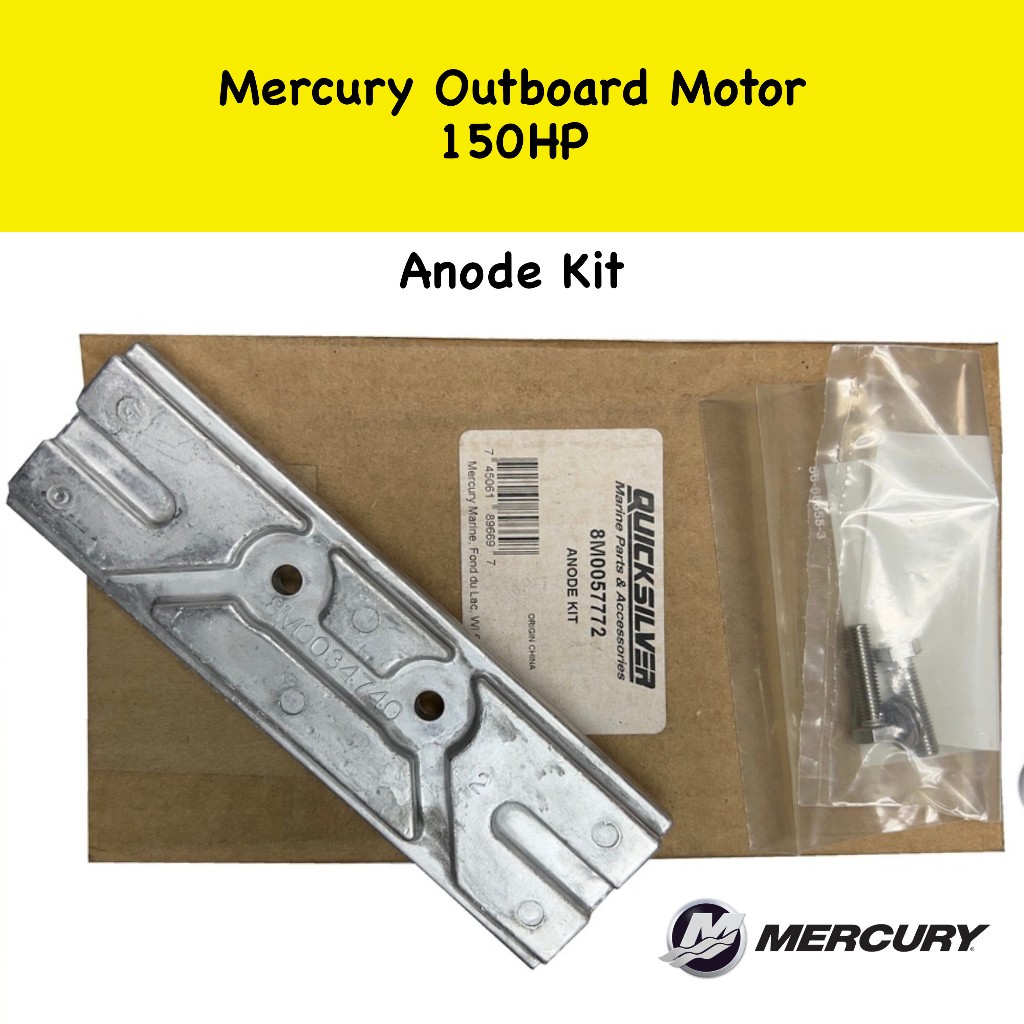 97-8M0057772 / 8M0057772 Anode Kit for Mercury Outboard 150HP (4-Stroke ...