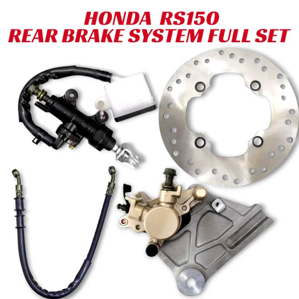 Honda RS150 RS 150 R Rear Disc Brake Pump Set Master Pump Caliper Disc ...