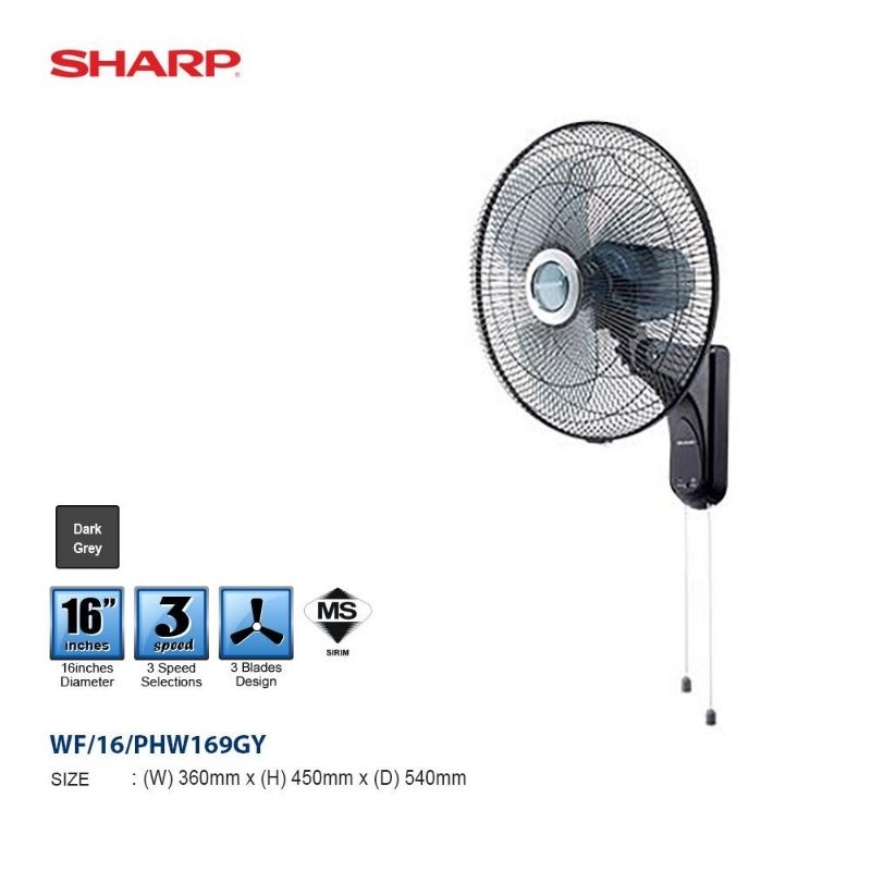 Sharp Wall Fan-Made In Malaysia | Shopee Malaysia
