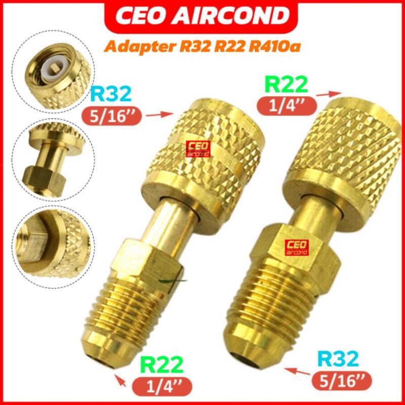 CEOapt Adapter R410 Adapter R32 Adapter R22 Adapter R32 Charging Hose ...