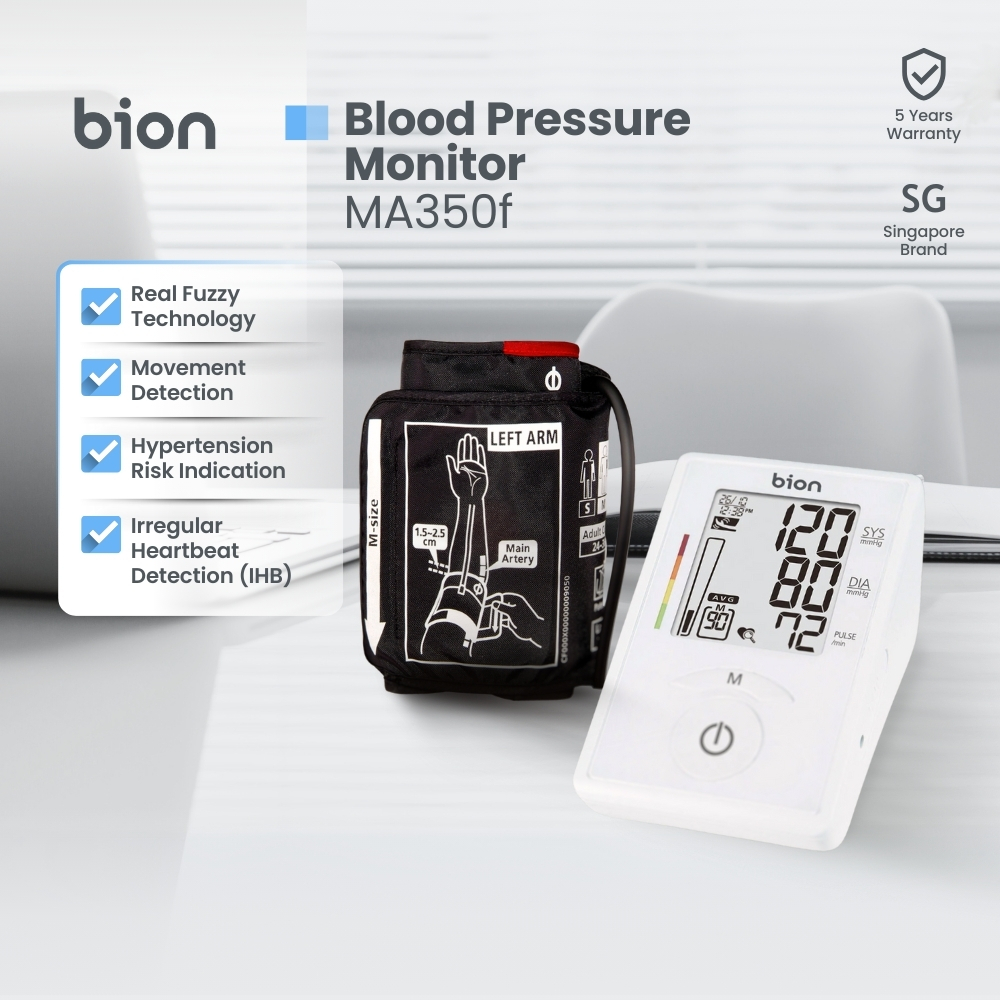 Bion Blood Pressure Monitor MA350f | MDA Approved Clinically Validated ...