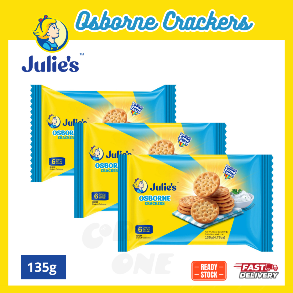 [Julie's] Osborne Cracker 3 Pack 135g Halal / Small Pack | Shopee Malaysia