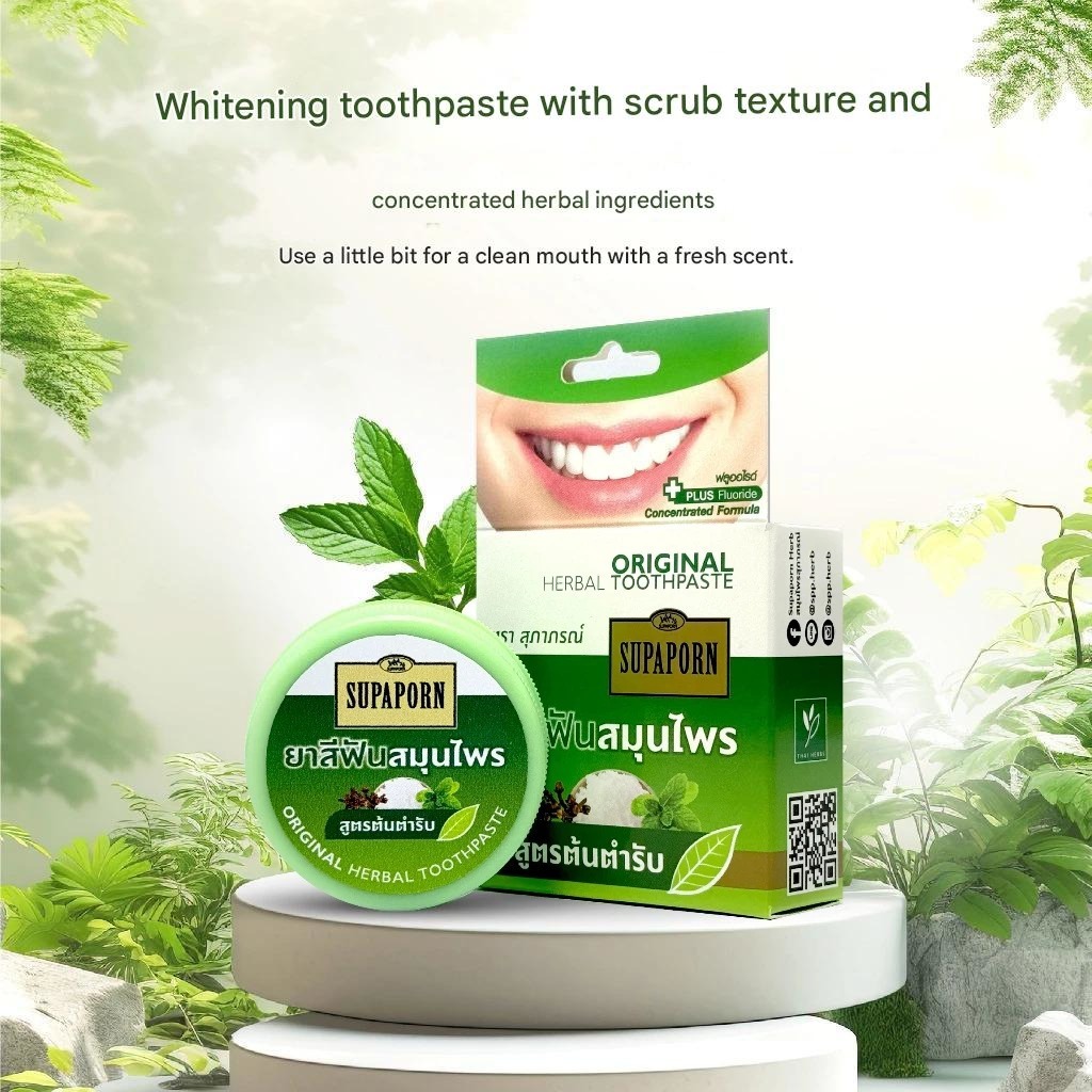 Supaporn Original Herbal Toothpaste 25g | Shopee Malaysia
