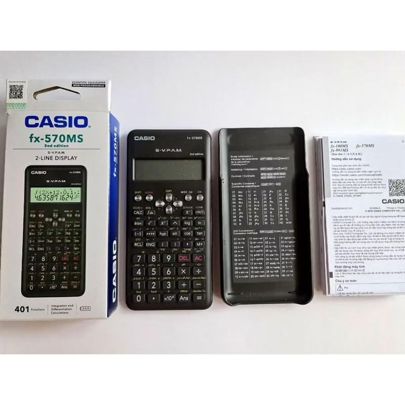 1 Year Warranty 》 CASIO Scientific Calculator Kalkulator FX 570ms ...