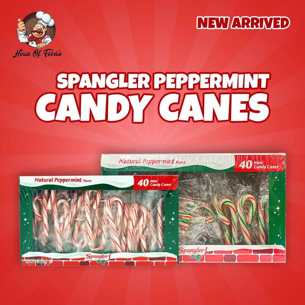 "Newly Arrived" Spangler Christmas Peppermint Candy Canes 40pcs ...