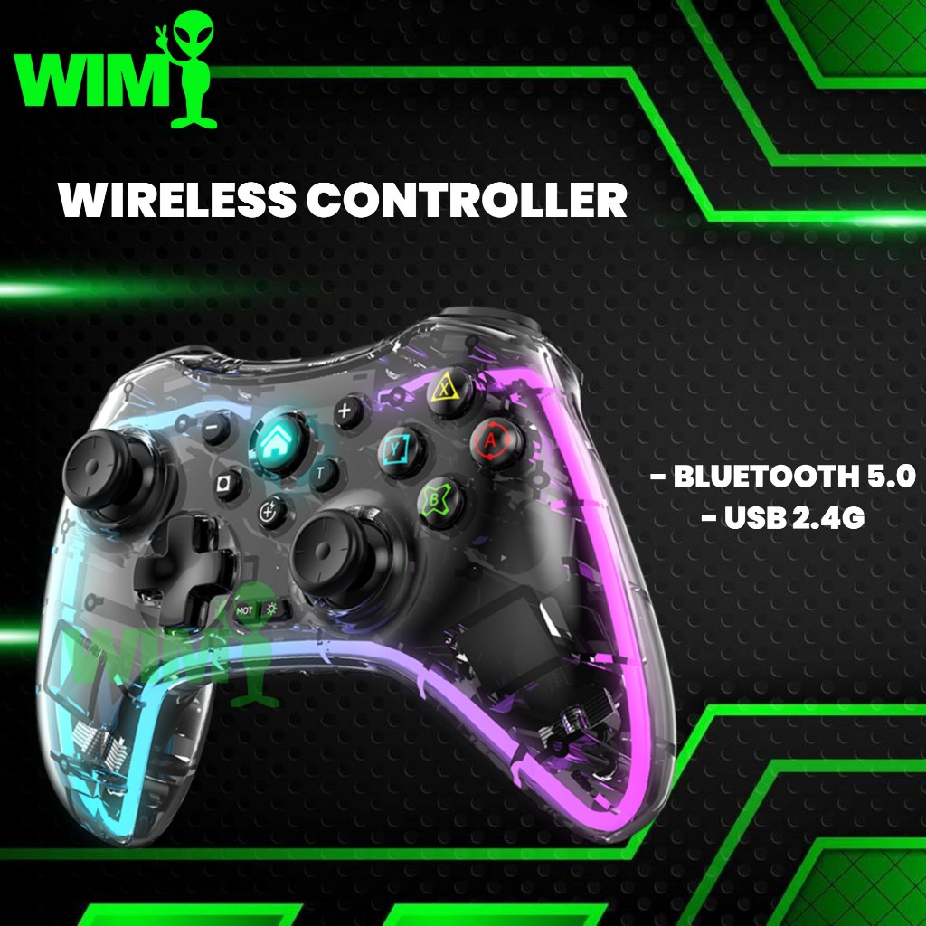 S03 Wireless Gaming Controller Bluetooth + USB 2.4G Support Android I0S ...