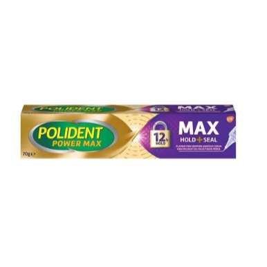 POLIDENT Max Hold+Seal Denture Fixative (70g) | Shopee Malaysia