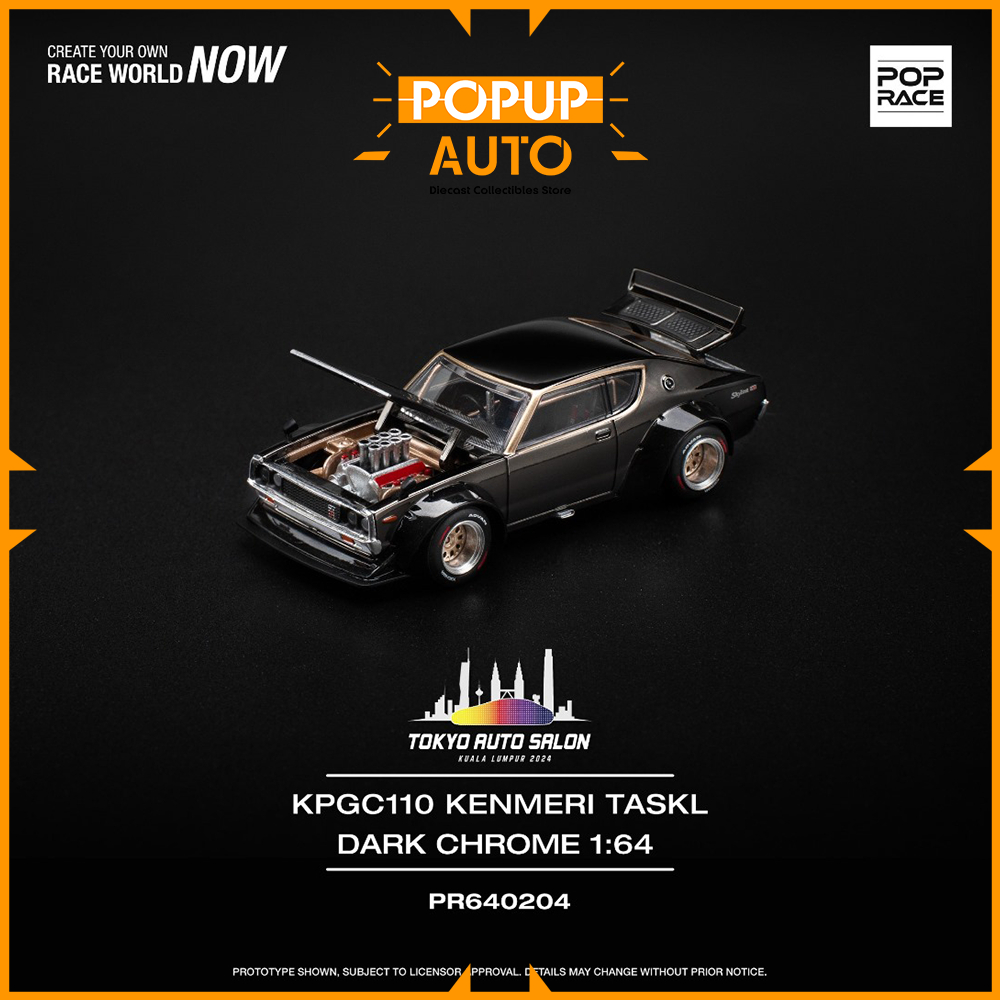 PopRace 1:64 KPC110 Kenmeri Dark Chrome - TASKL SPECIAL PR640204 ...