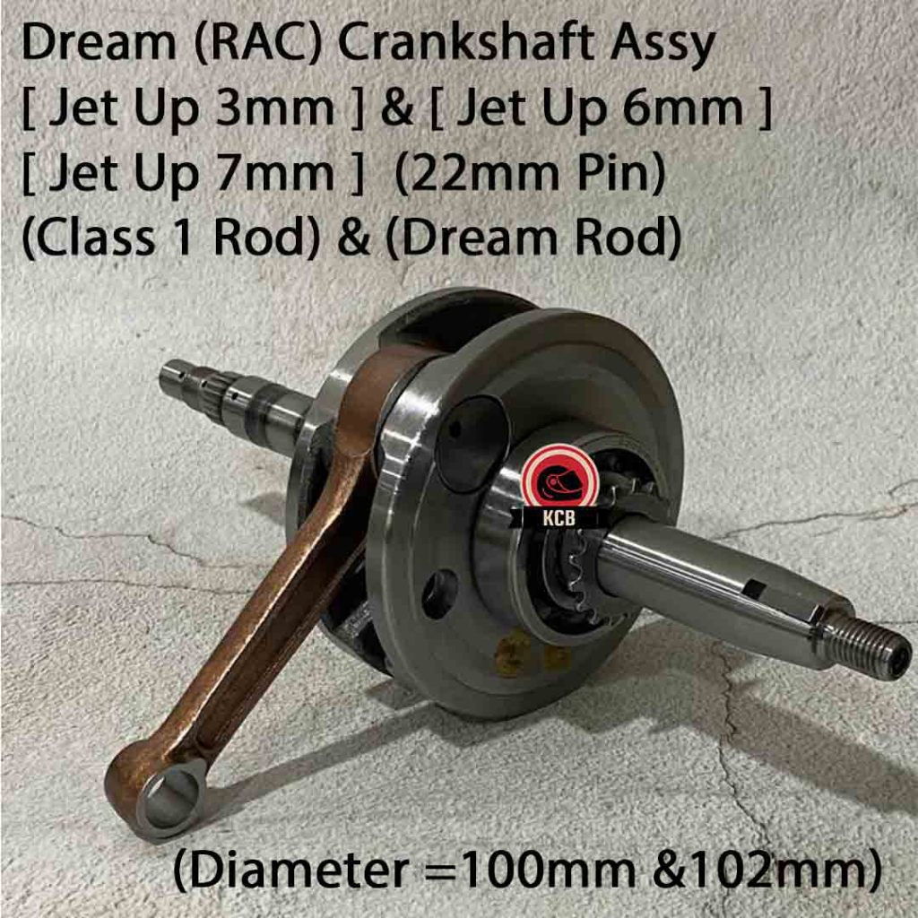 Crankshaft Wave 125 Pnp Ex5 JET 6mm JET 7mm Class1 Rod Dream Rod ...