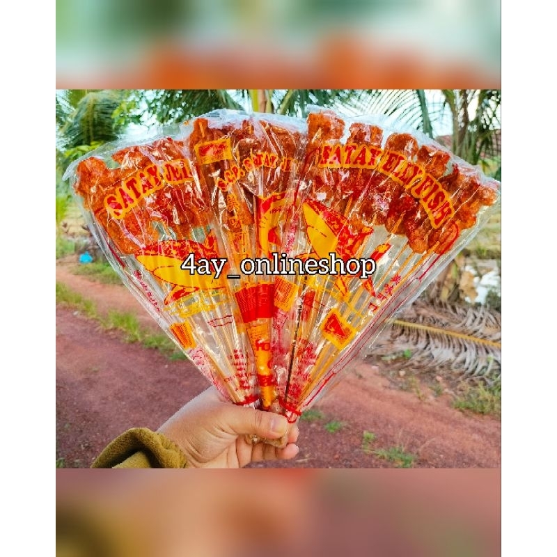 10pcs-12pcs Satay Lidi Satay Ikan Lidi Kipas | Shopee Malaysia