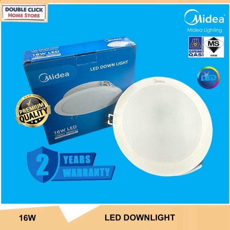 Midea Lighting Downlight Round 6" (16W) | Shopee Malaysia