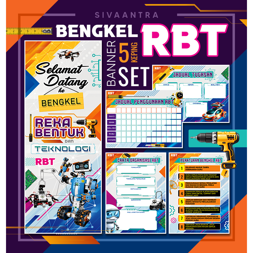 BANNER KECERIAAN_BENGKEL RBT_HIGH QUALITY PRINTING | Shopee Malaysia