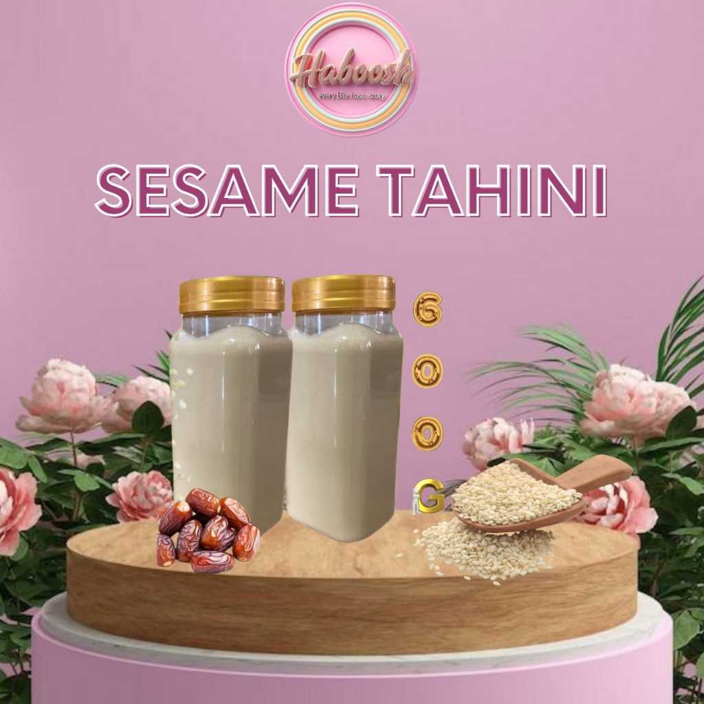 Pasta biji sesawi - Tahina/Tahini - sesame paste - tahina syrup - sesame seed paste (600 gr ...