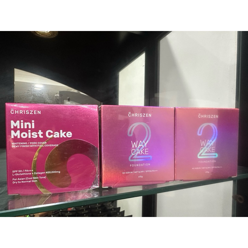 CHRISZEN 2 WAY CAKE FOUNDATION 10G(Exp 11/2025) | Shopee Malaysia