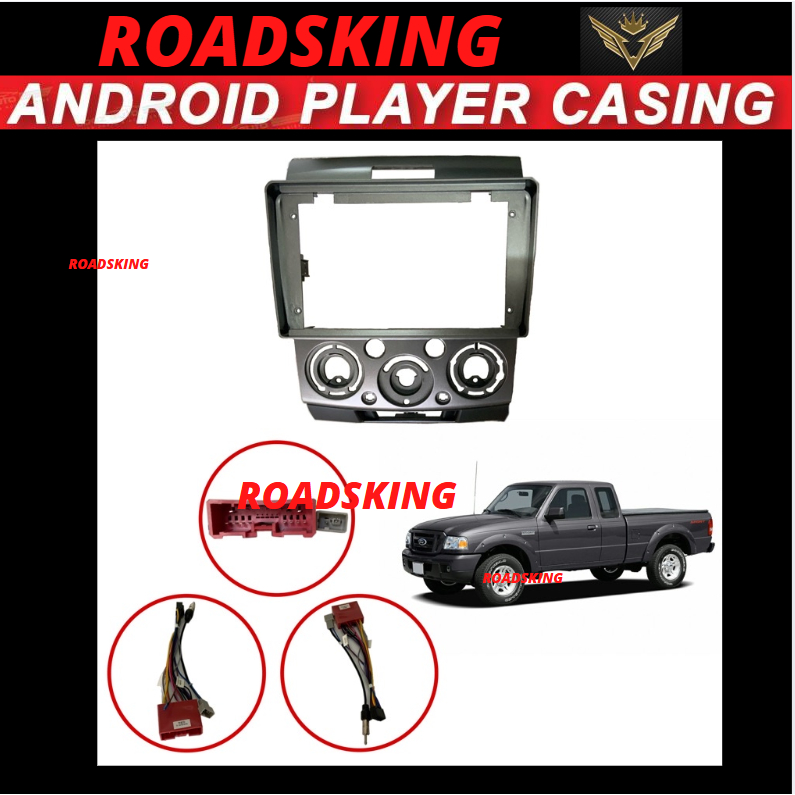 CAR AUDIO CASING ANDROID 9 INCH FORD RANGER EVEREST 2007-2011 MAZDA BT ...