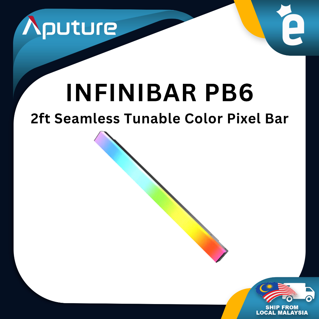 Aputure INFINIBAR PB6 2ft Seamless Tunable Color Pixel Bar | Shopee ...