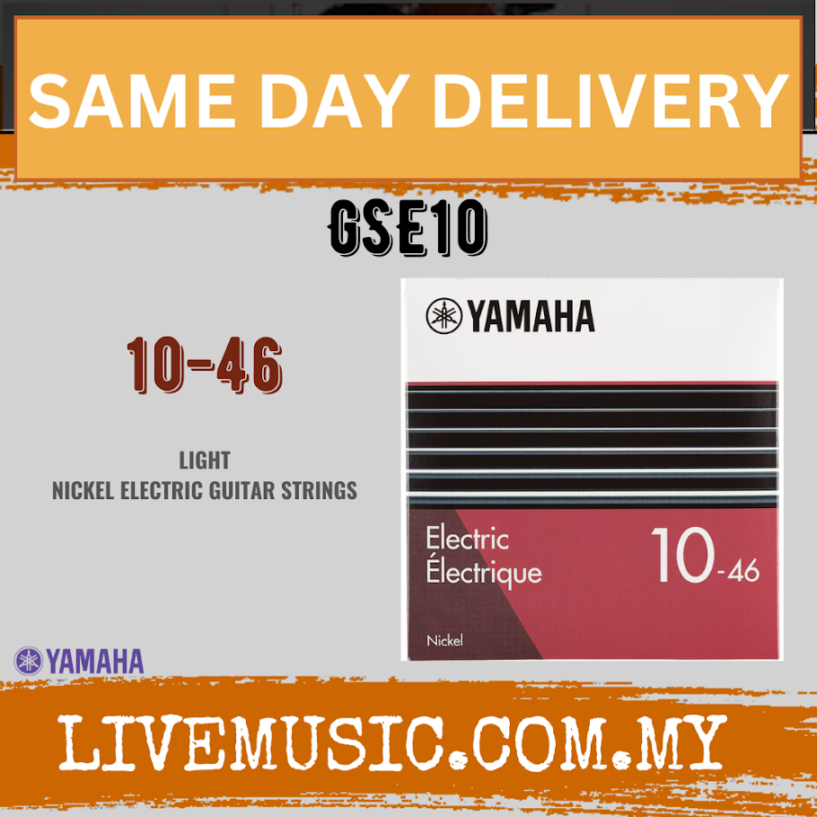 Yamaha GSE10 6-String Nickel Electric Strings (10-46) ( GSE-10 GSE 10 ) | Shopee Malaysia