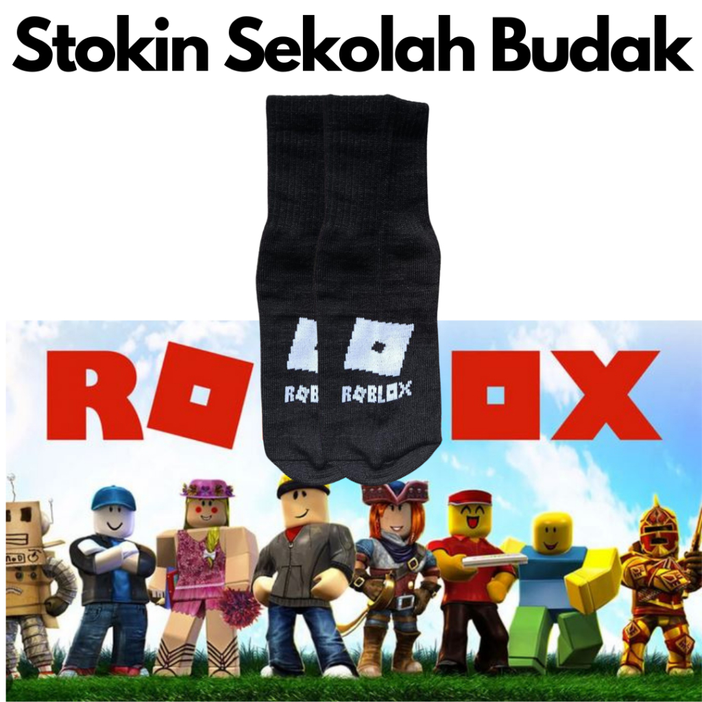 Stokin Hitam Sekolah Roblox (Kids) | Shopee Malaysia