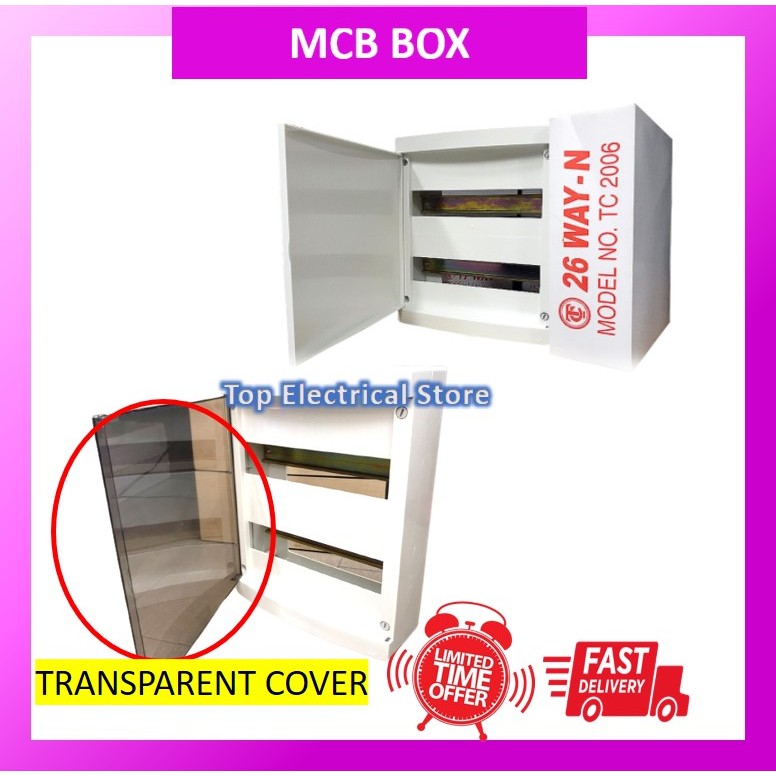 26 WAY SURFACE PVC MCB DB BOX TRANSPARENT/NON TRANSPARENT COVER ... 26 WAY SURFACE PVC MCB DB BOX TRANSPARENT/NON TRANSPARENT COVER ...