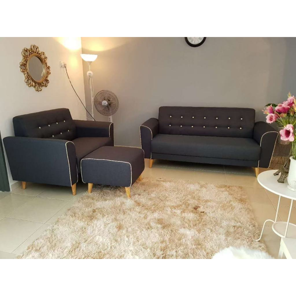 EAST MALAYSIA HORIZON 2+3+STOOL SOFA SET SIAP PASANG - furniture ...
