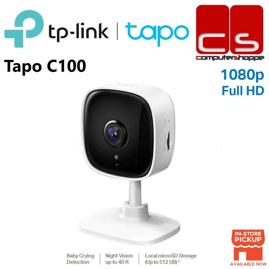 TP-Link Tapo C100 Home Security Wi-Fi Camera | Shopee Malaysia