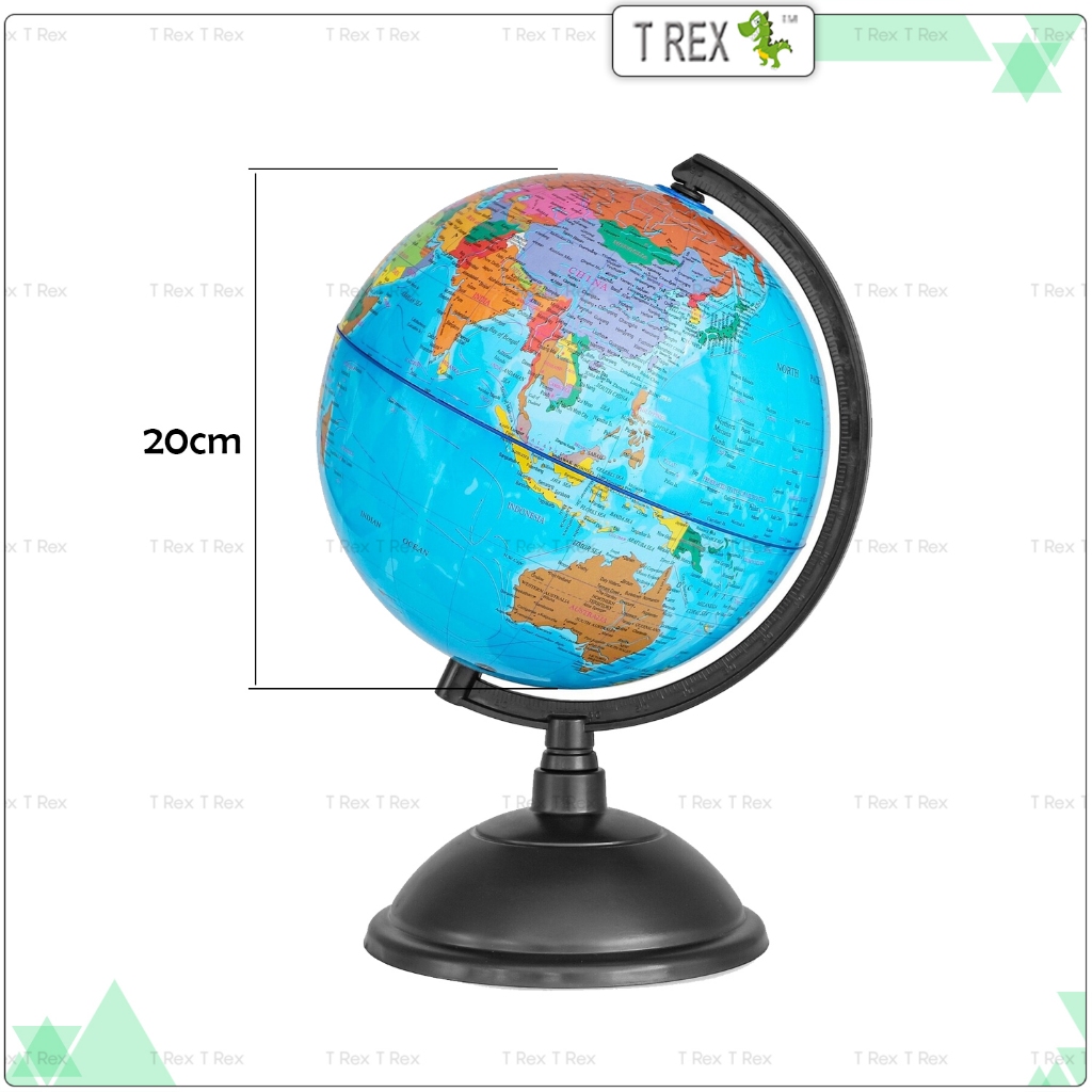 360 Degree Rotating Global World Globe / Earth Atlas World Map / Glob ...