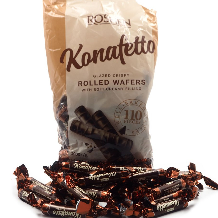 KONAFETTO ROSHEN COCOA NERO CRISPY WAFERS & CREAM ( 500G ) | Shopee ...
