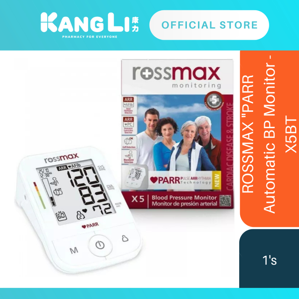 ROSSMAX "PARR Automatic BP Monitor - X5BT | Shopee Malaysia