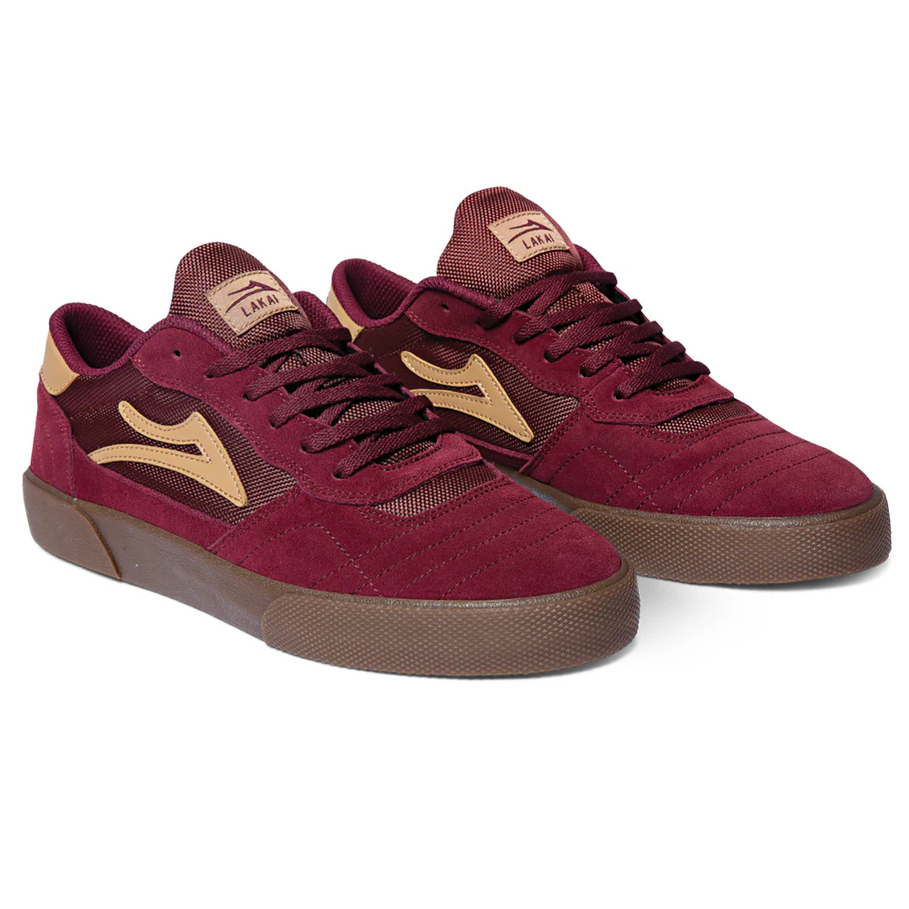 Lakai Cambridge Burgundy Suede (9011124) | Shopee Malaysia