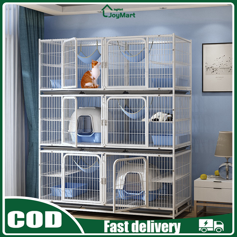 Sangkar Kucing Besar Murah Movable Cat Cage With Partition Large ...
