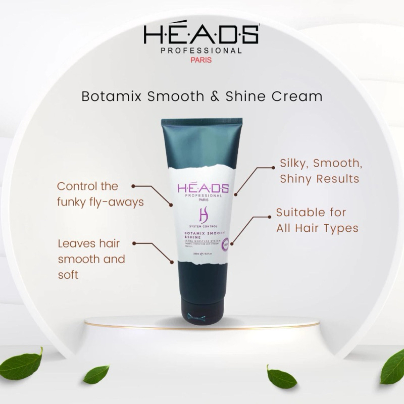 HEADS professional Smooth & Shine Hair Moisturizer -250ml | Shopee Malaysia