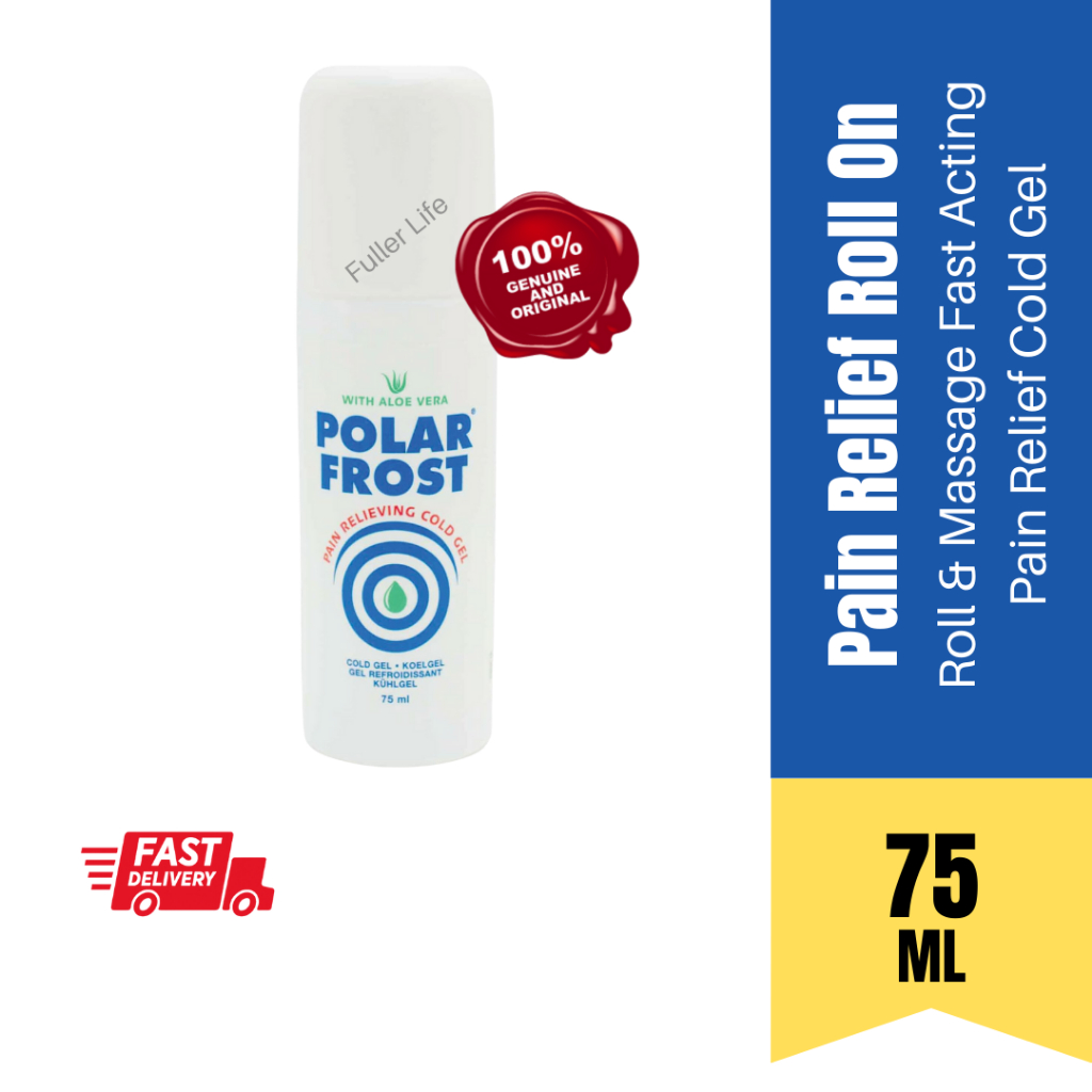POLAR FROST Pain Relief Roll On (75ml) | Cool Gel For Pain Management ...