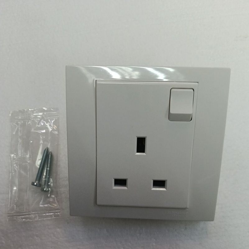 schneider/vivace series 13a switch socket kb15 | Shopee Malaysia