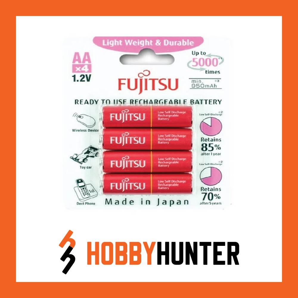 Fujitsu Light Weight & Durable AA Rechargeable Battery | Shopee Malaysia