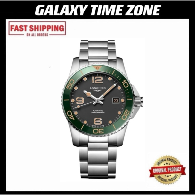 [Official Warranty] Longines Hydroconquest L3.781.4.05.6 (41mm) Ceramic ...
