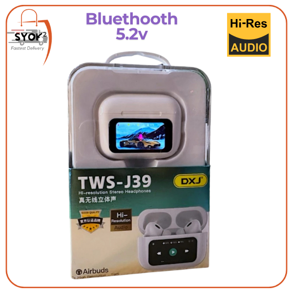 TWS Earphone DXJ-J39 Hi-Resolution Bluetooth Touch Screen Earbuds Pro ...