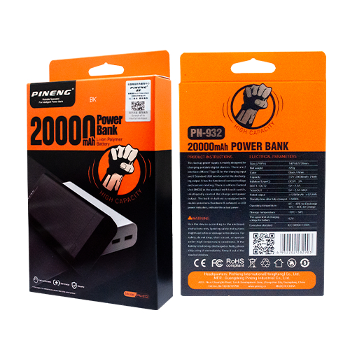ORIGINAL Pineng PN-932 20000mAh Powerbank Dual USB Port Power Bank ...