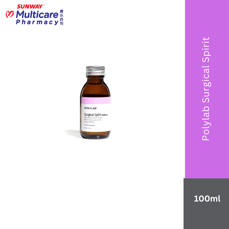 Polylab Surgical Spirit 100ml | Shopee Malaysia