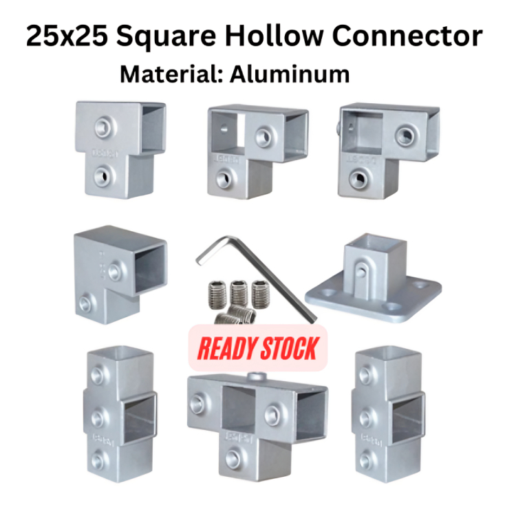25mm 1inch 1X1inc 25x25 Square Hollow Pipe Tube Segi Empat Alloy ...