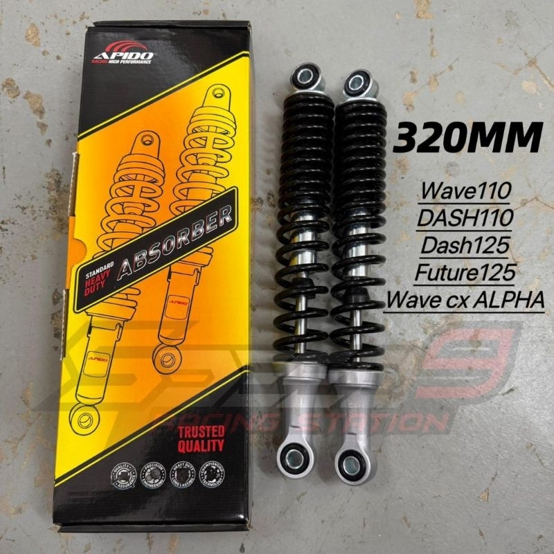 absorber apido 320mm honda wave alpha110 dash110 future125 dash125 ...