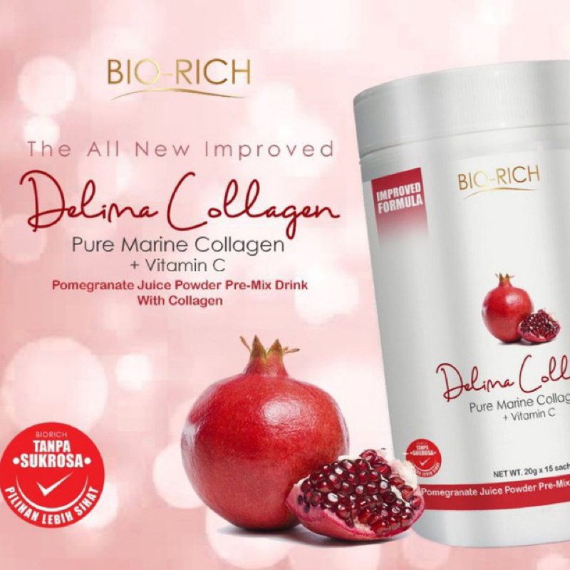 Delima collagen biorich | Shopee Malaysia