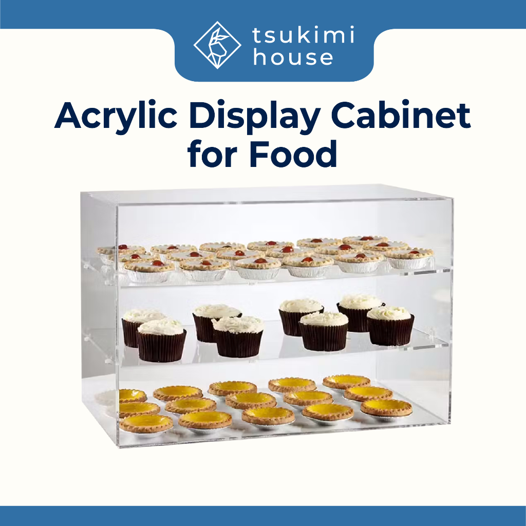 Acrylic Display Cabinet for Food - Pastry / Cupcake / Donuts / Tarts ...