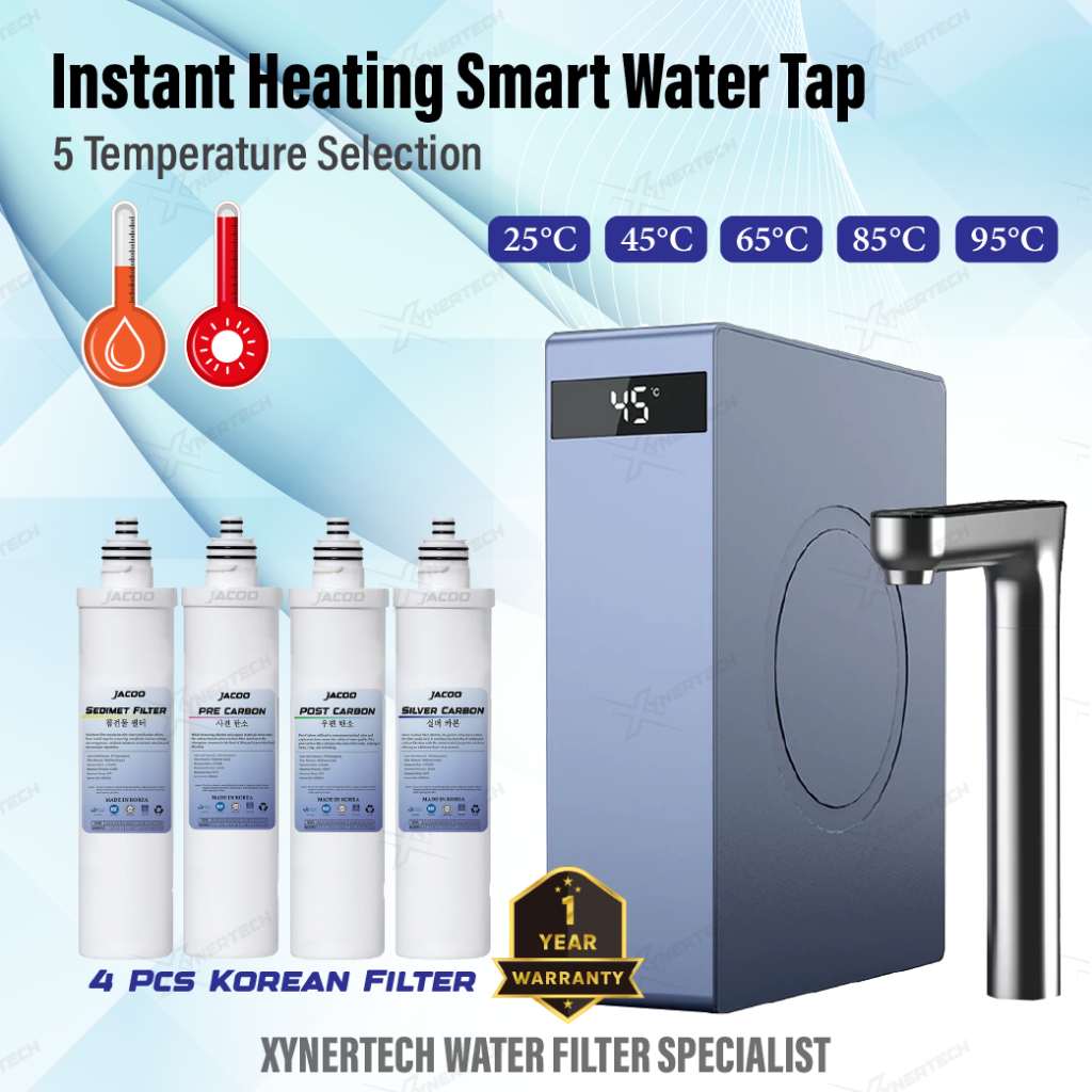 JACOO Instant Heating Boiler Faucet with 4 Pcs JACOO Halal Korean Quick ...