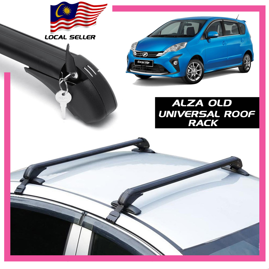 PERODUA ALZA OLD TAKA Universal Roof Rack [For Assemble Roof Box ...