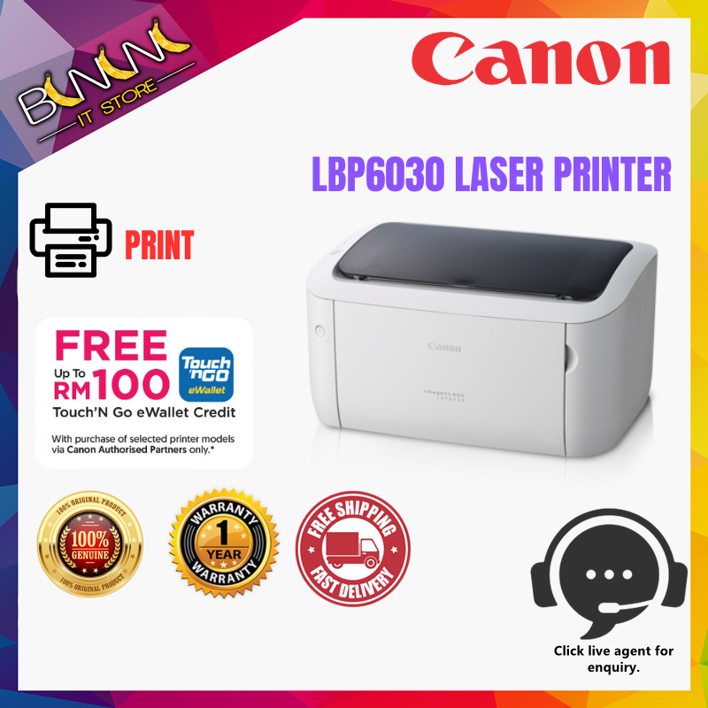 Canon LBP6030 ImageCLass Laser Printer - Print Only | Shopee Malaysia