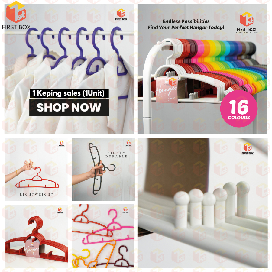 Penyangkut Baju Hanger Baju Hanger Tudung Clothes Hanger Baju Cloth ...